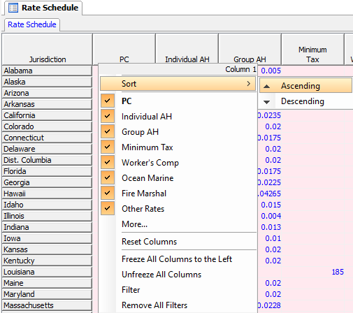 Sorting and Filtering